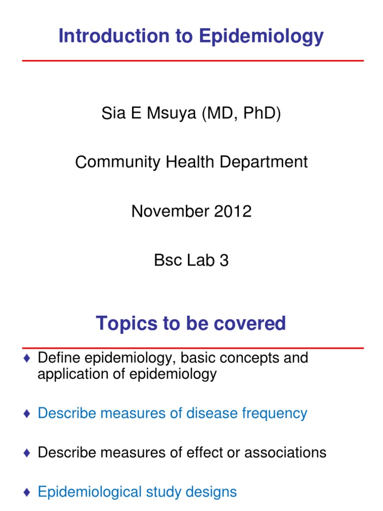 introduction to epidemiology | Epidemiology | Transmission (Medicine)