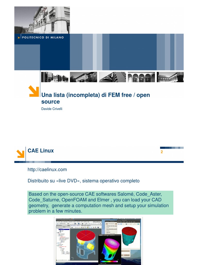 Open Source FEM Tools Guide | PDF | Art | Technology & Engineering