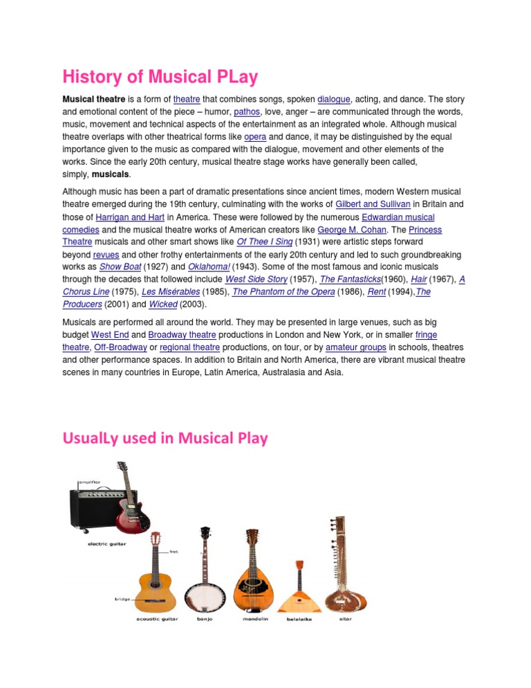 History of Musical Play | PDF