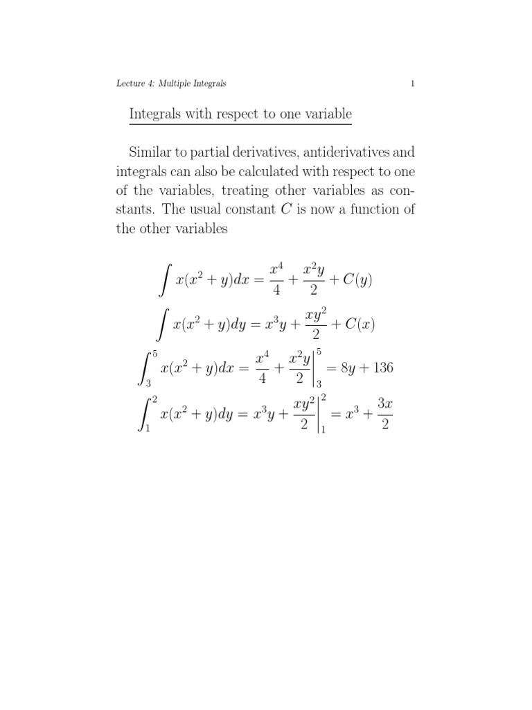Calculus 2 - Chapter 5 PDF | PDF | Integral | Calculus