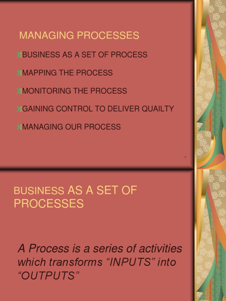 Managing Process | PDF | Business Process | Systems Engineering