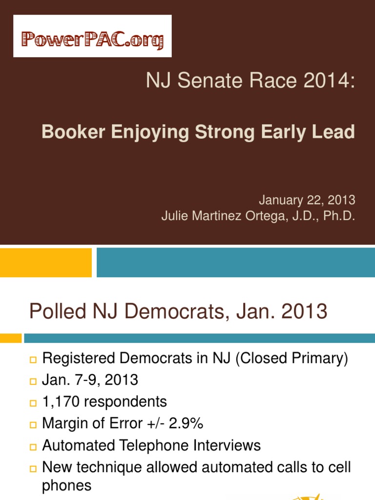 NJ-Sen Merriman River For PowerPAC (Jan. 2013) | PDF | Race And ...