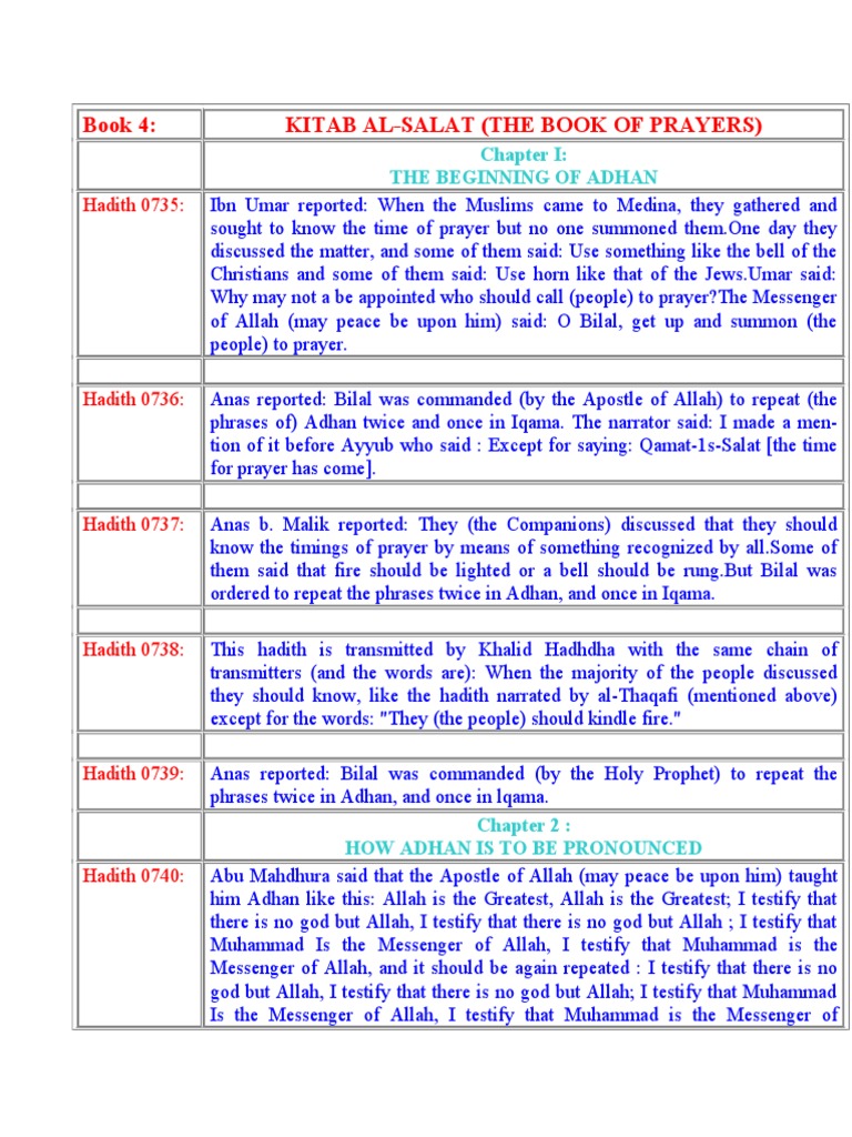 Sahih Muslim Hadiths Book 4 | Prophets And Messengers In Islam | Hadith