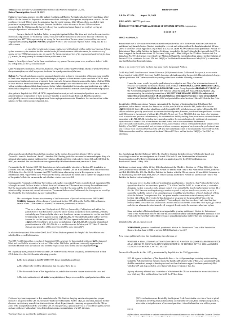 Gorospe Cases | PDF | Prosecutor | Certiorari