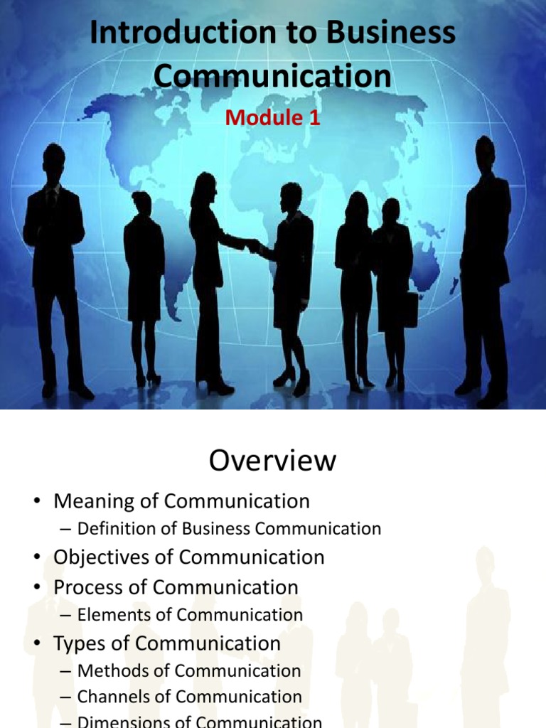 Introduction To Business Communication | PDF | Communication | Epistemology