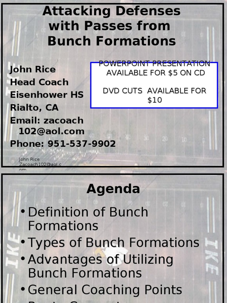 Bunch Passing | Download Free PDF | Team Sports | Football Codes