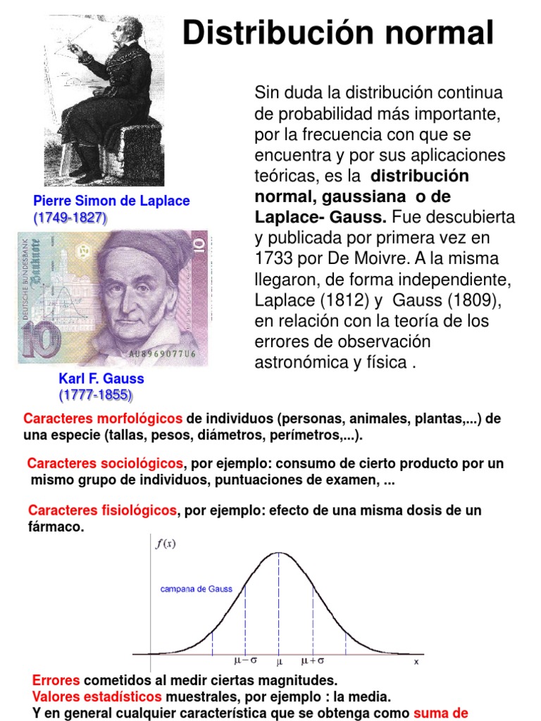 distribucion_normal.ppt | Distribución normal | Teoría estadística