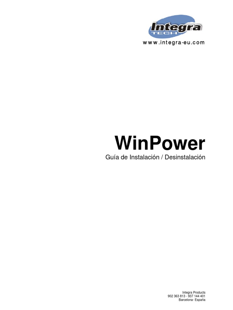 Guia de Instalacion de Winpower | PDF | Ventana (informática) | Point ...