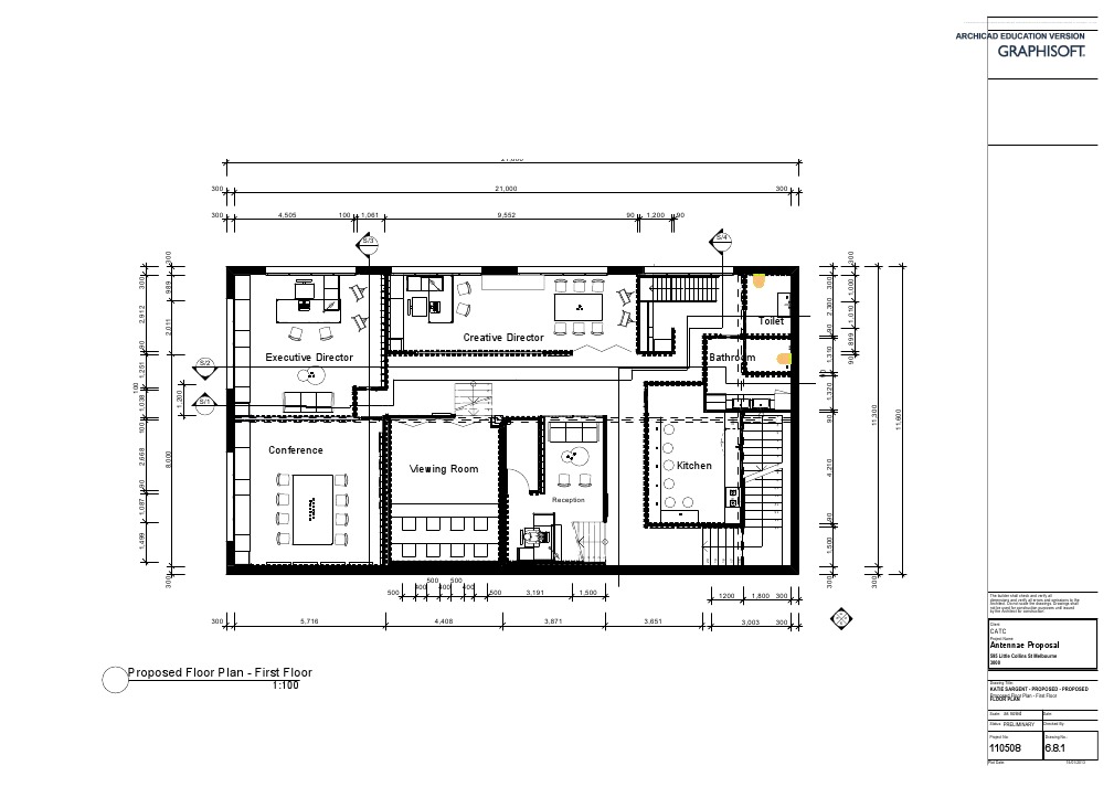 Commercial Office Fit-Out Working Drawings | PDF