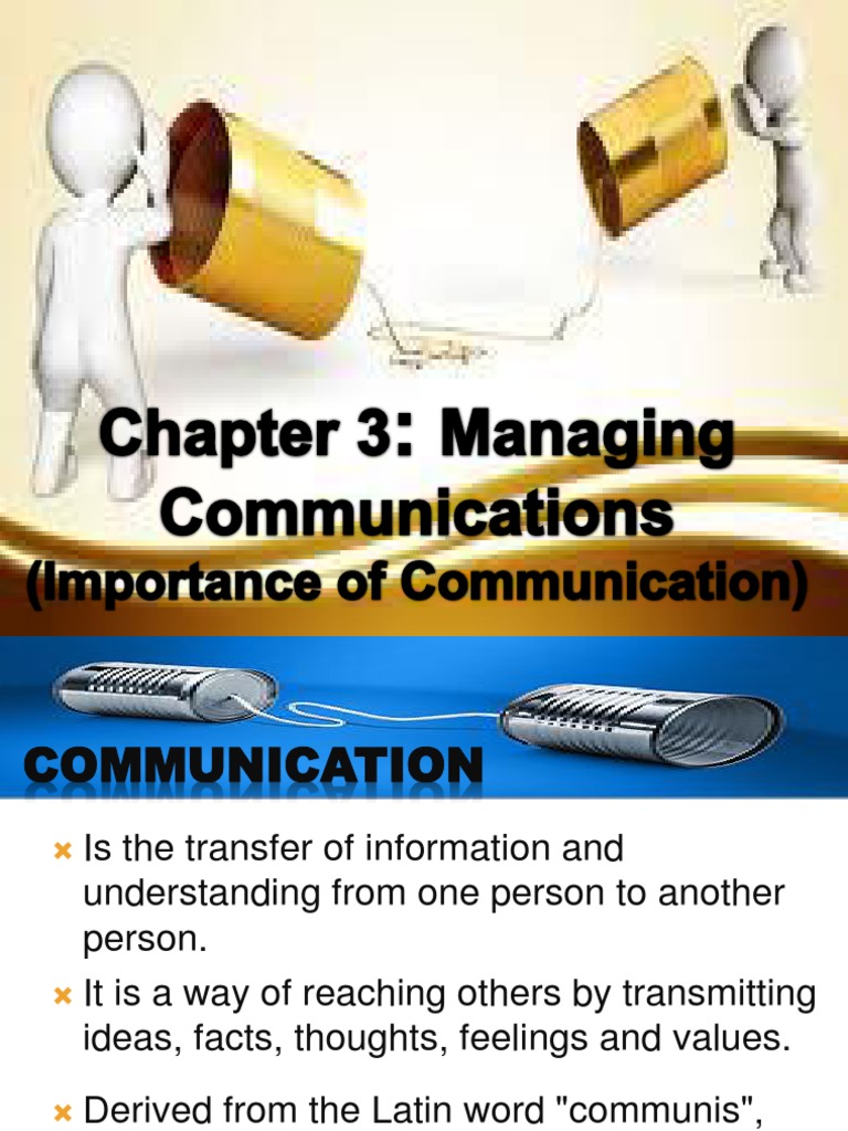 Importance OF Communication | PDF | Morale | Motivation