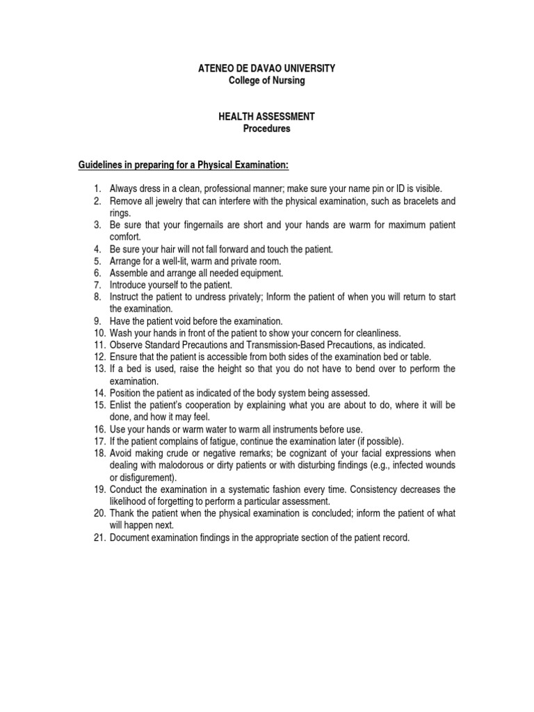 Health Assessment | PDF | Nail (Anatomy) | Hair Loss