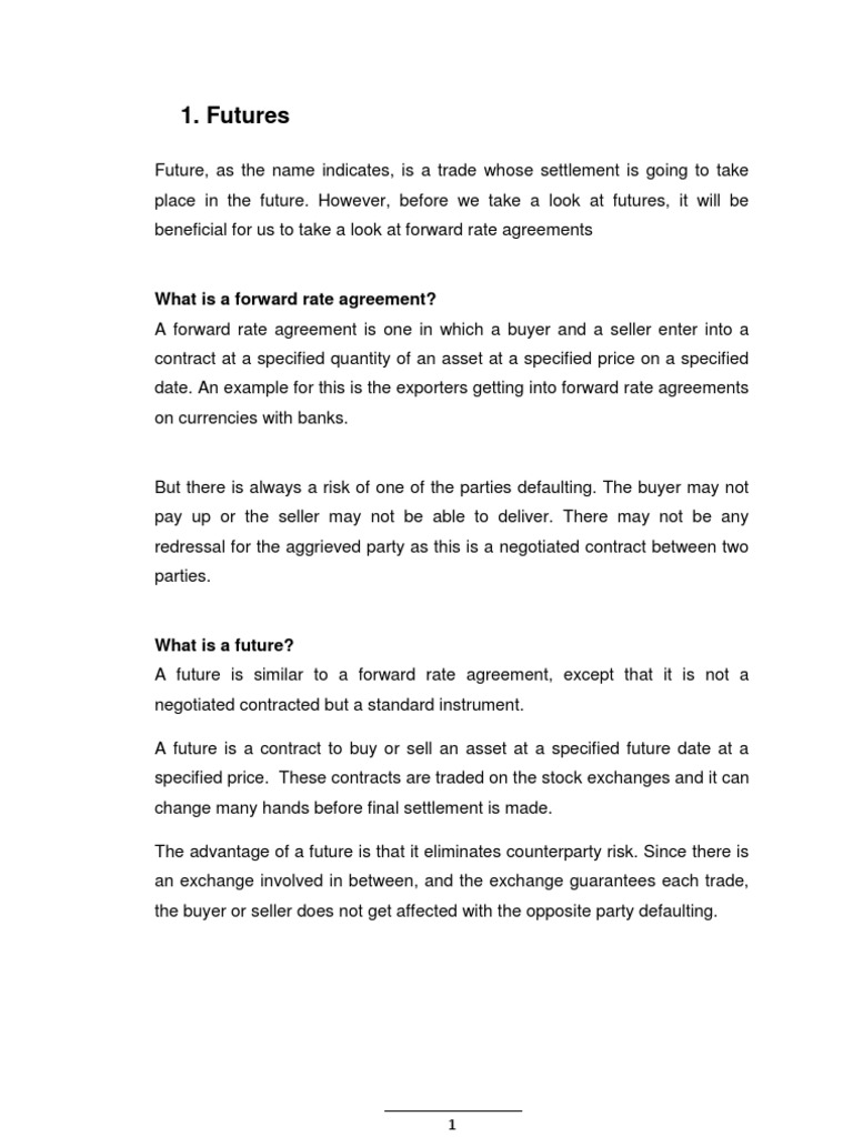 Future & Option | PDF | Option (Finance) | Futures Contract