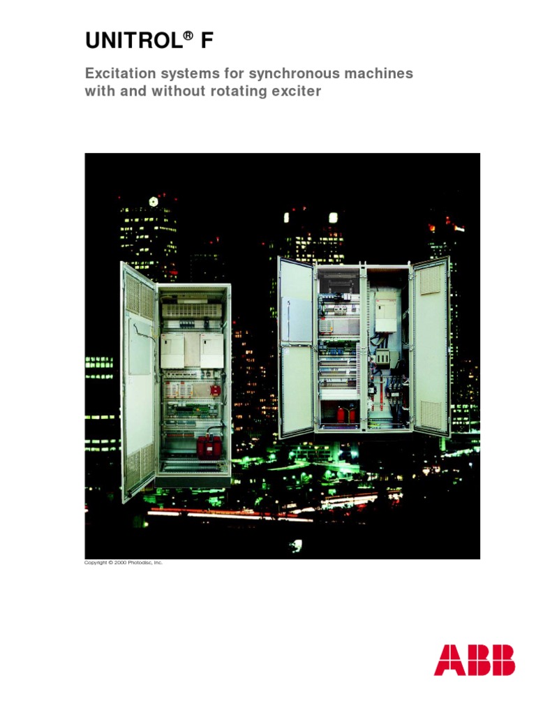 Unitrol F: Excitation Systems For Synchronous Machines With and Without ...