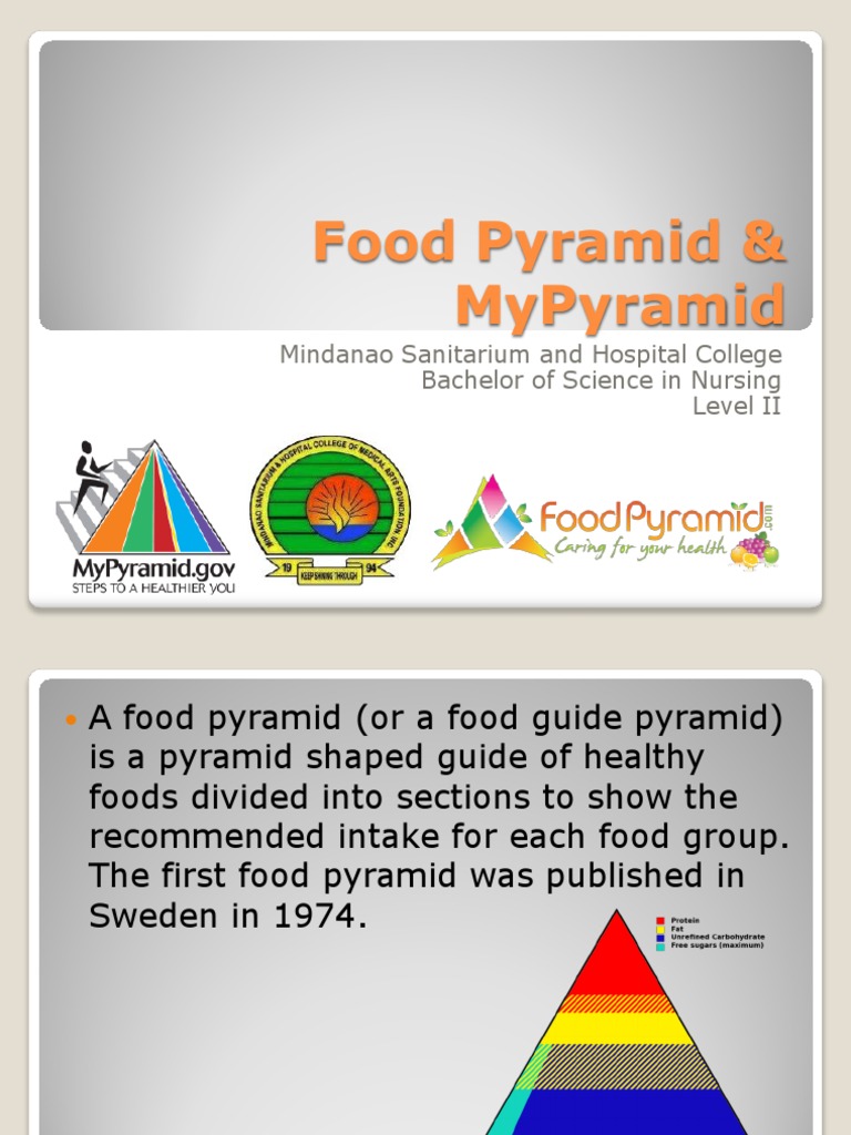 Diagnostic Tools in Nutrition: Food Pyramid and MyPyramid | PDF ...