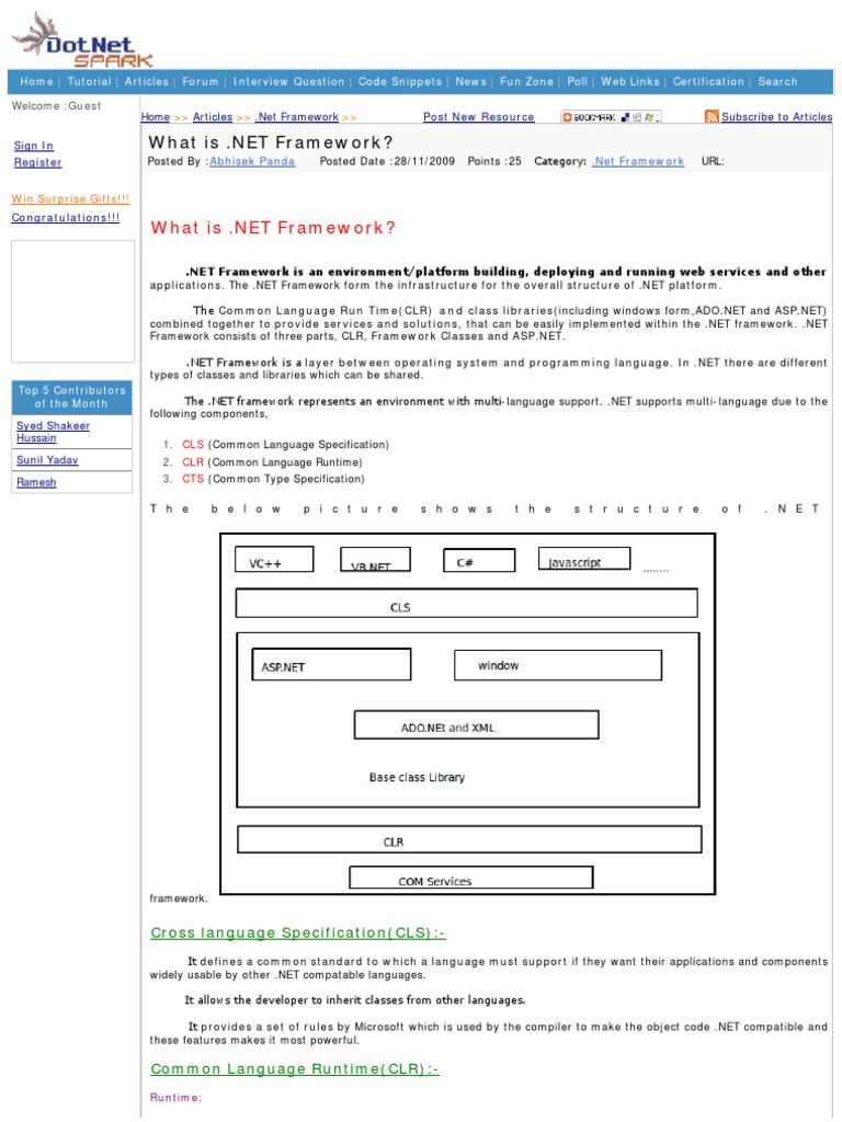 Framework Pdf Component Object Model Runtime System