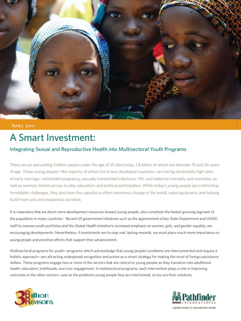 3 Billion Reasons: Why Integrating Sexual and Reproductive Health into ...