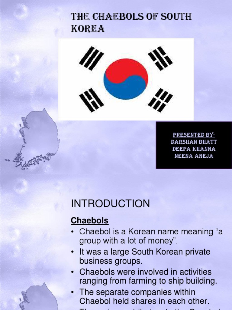 Chaebols | South Korea | World Politics