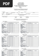 Form 138-REPORT CARD GR. III | PDF | Teachers | Quality Of Life