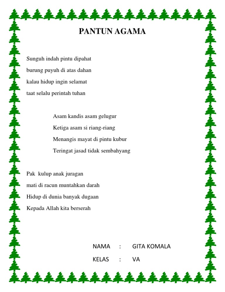 Pantun Agama | PDF