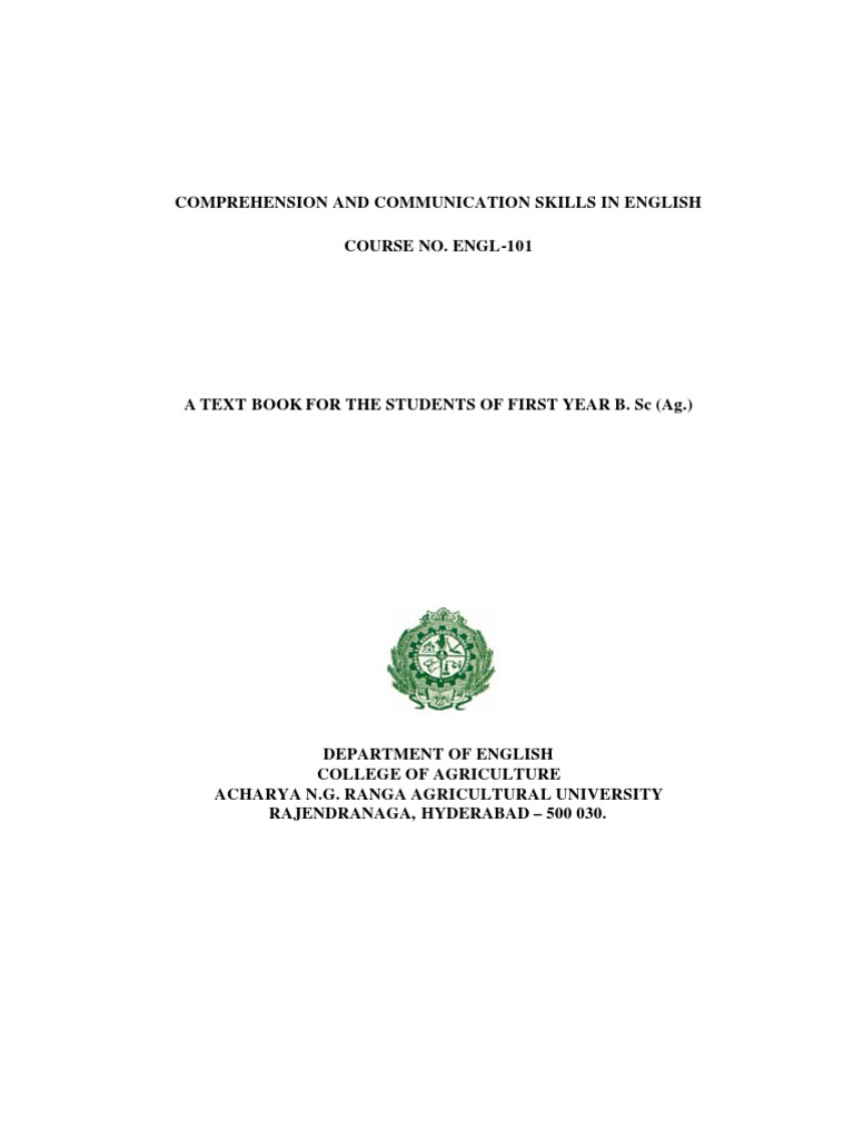 English Skills | PDF | Lecture | Reading Comprehension