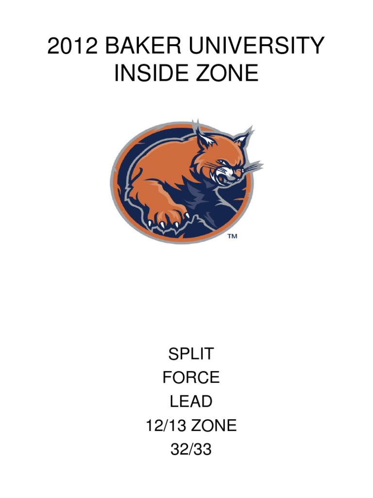 Inside Zone Pdf Sports Rules And Regulations Gridiron Football