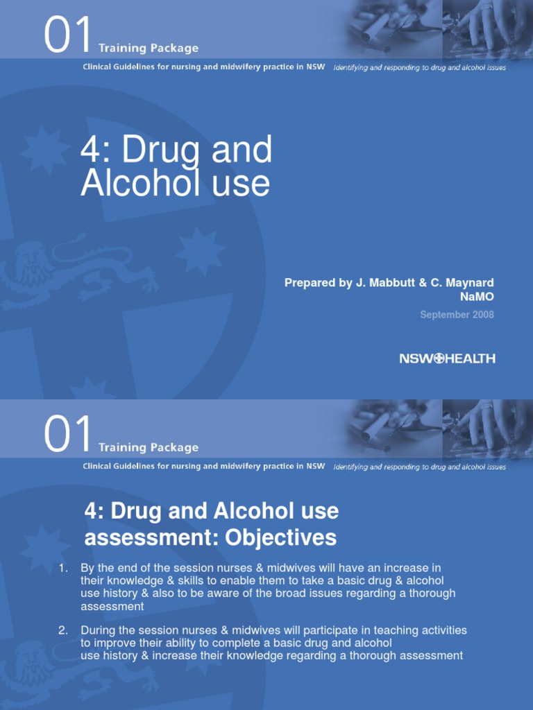 Drug and Alcohol Assessment Guide | PDF | Substance Abuse | Midwife