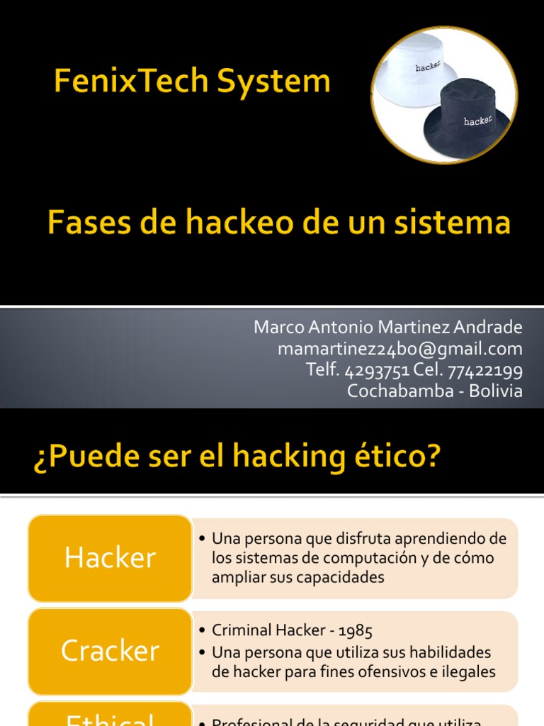 Fases de Hacking | PDF | Hacker de seguridad | Comunicación segura