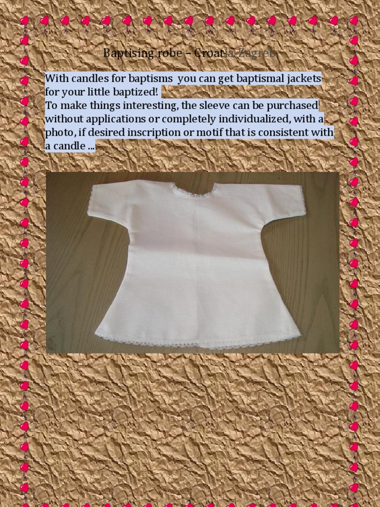Baptising Robe in Croatia | PDF