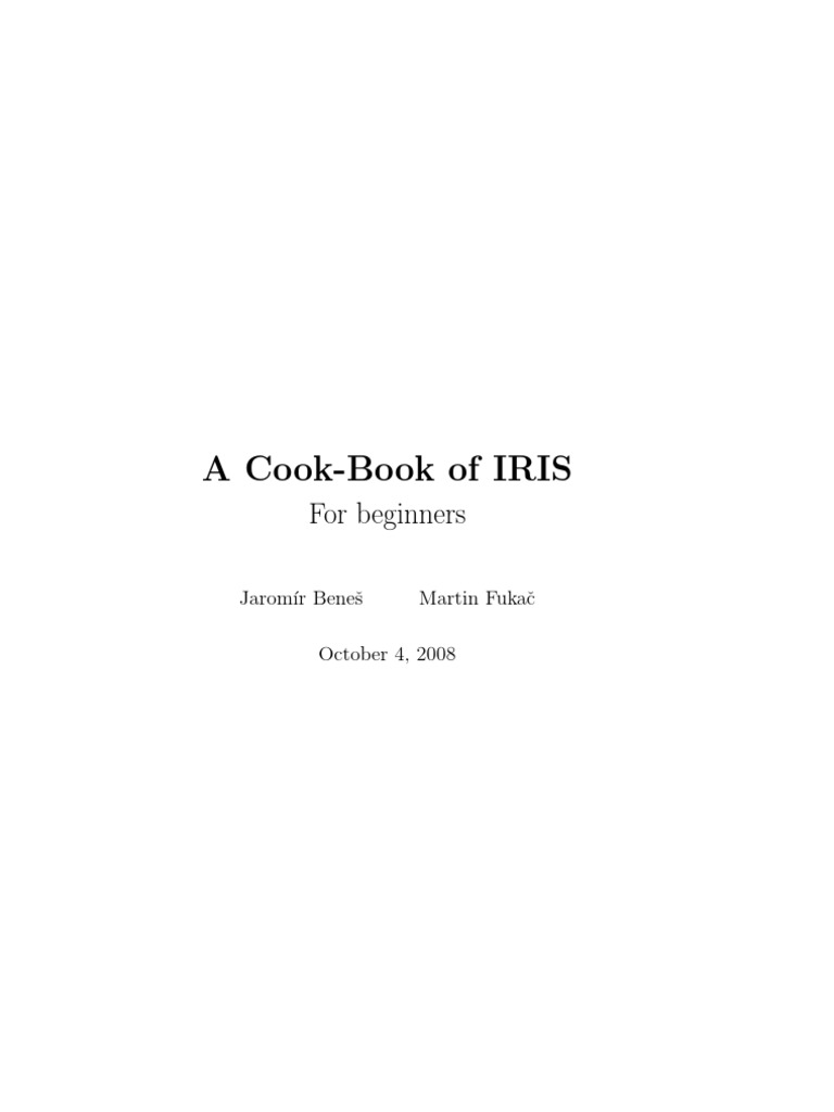 IRIS | PDF | Estimation Theory | Equations