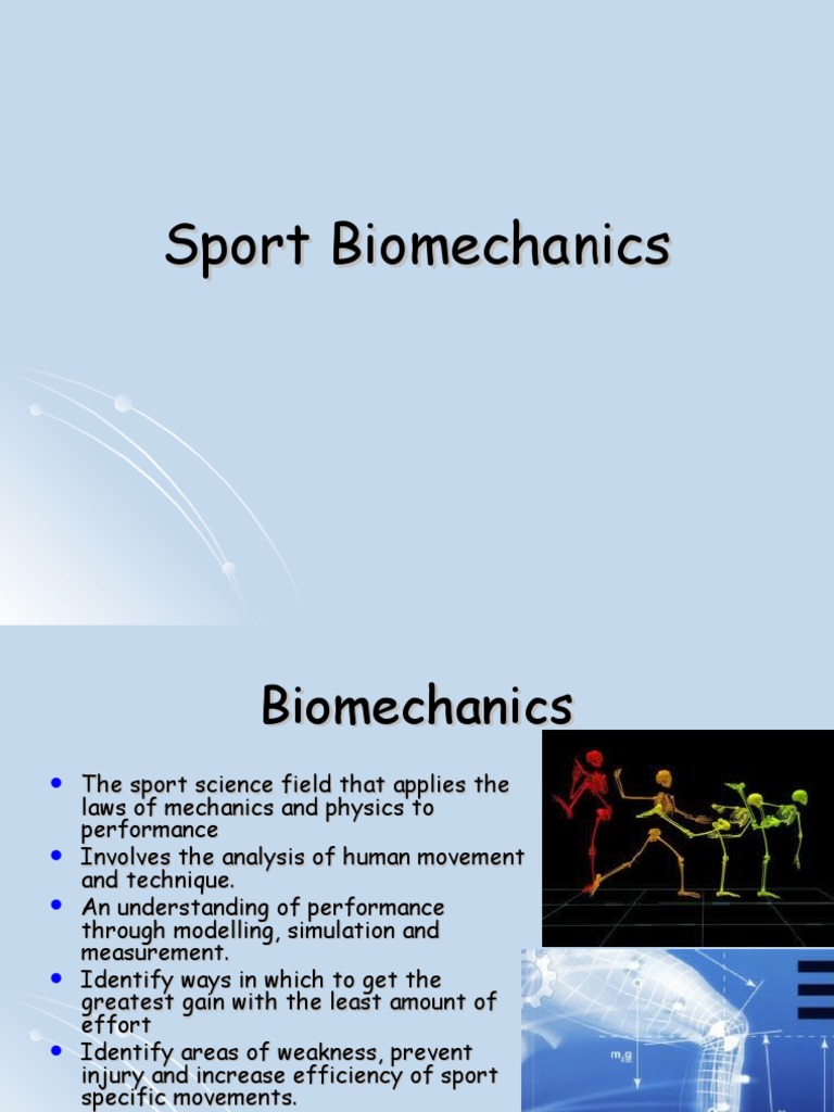 Sport Biomechanics | PDF | Biomechanics | Sports