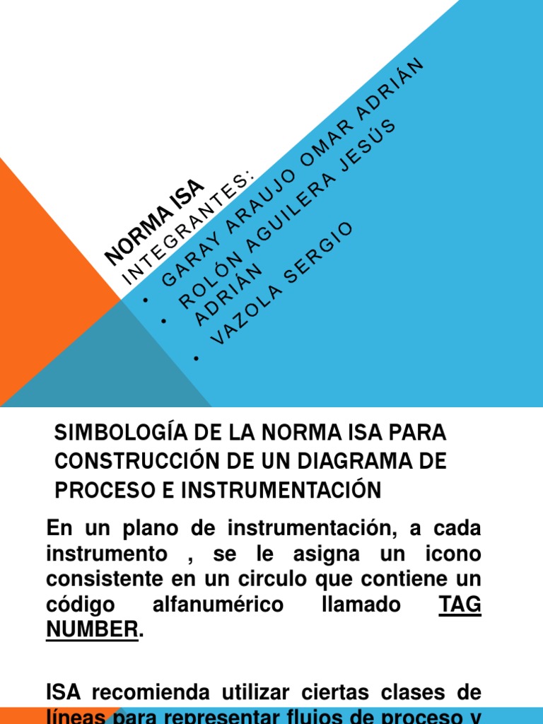Norma ISA | PDF | Tanques | Bomba
