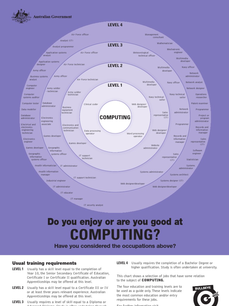 Computing Bullseye Chart | PDF | System Administrator | Programmer