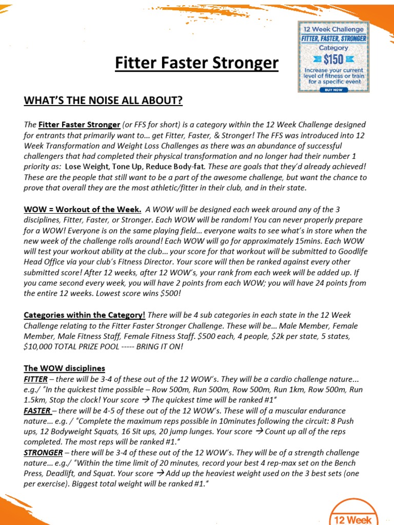 Fitter Faster Stronger | PDF