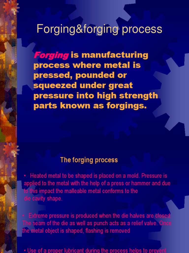 Forgingforging Process | PDF | Forging | Manmade Materials