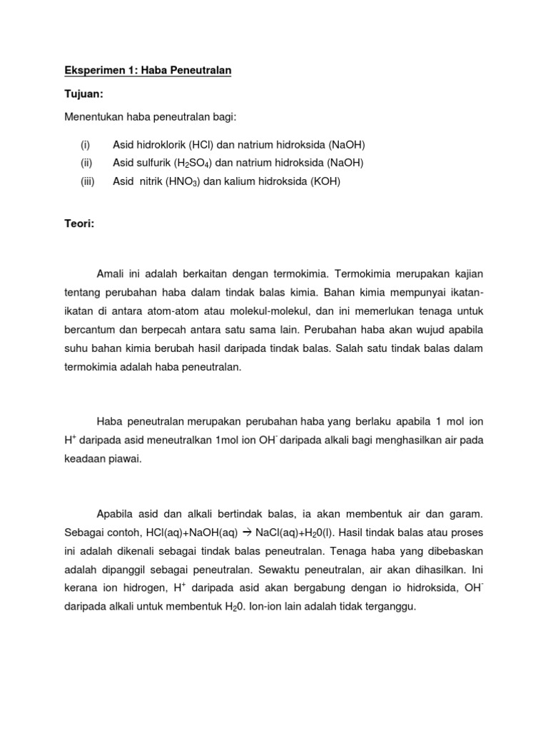 Haba Peneutralan | PDF