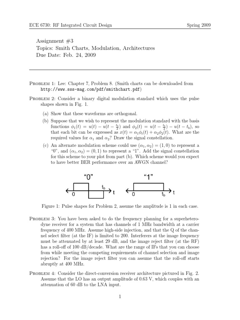 Assignment Pdf Modulation Telecommunications 3764