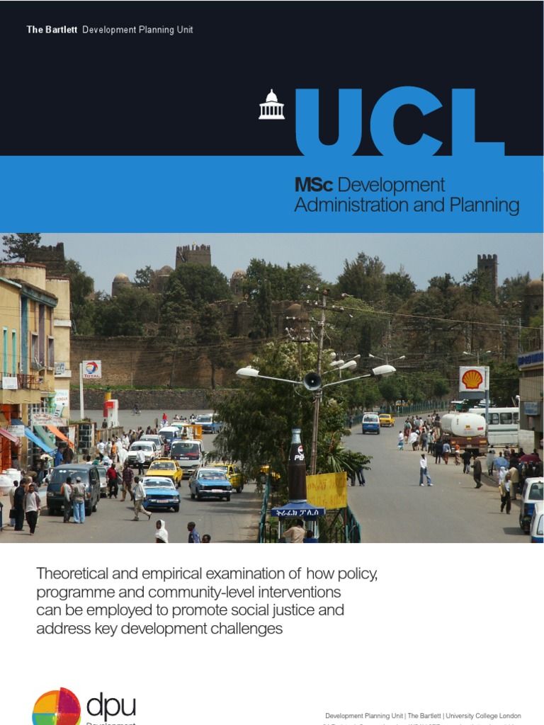 MSc Development Admin & Planning | PDF | Aids | Postgraduate Education