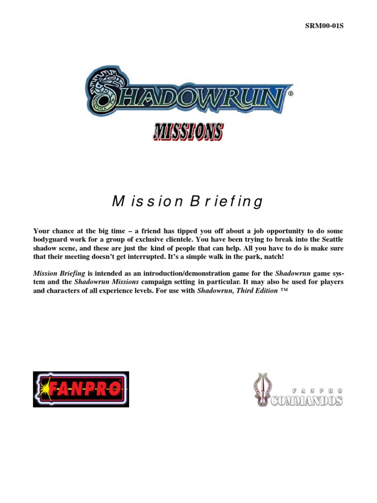 Mission Brief | Leisure