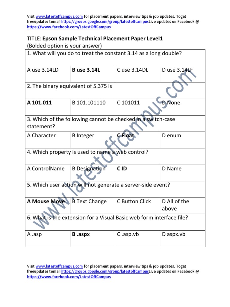 Epson Technical Placement Paper | PDF | Hypertext Transfer Protocol ...
