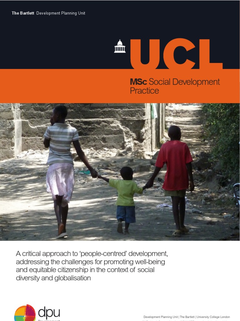 MSC Social Development Practice at The Bartlett Development Planning ...