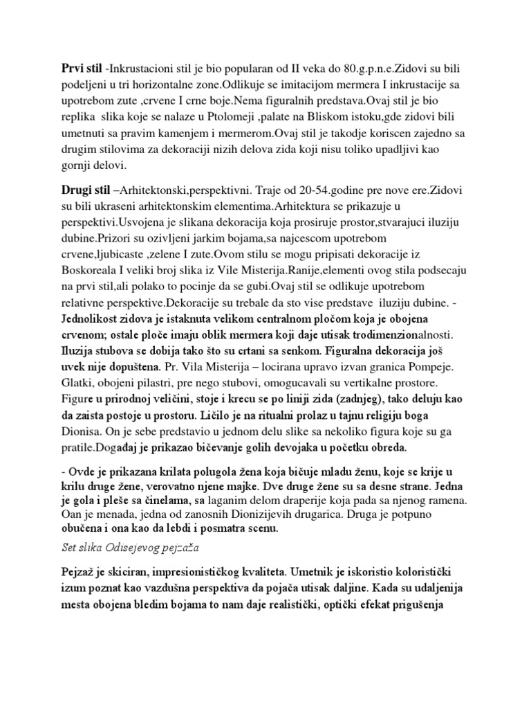 Slikarstvo Rima | PDF