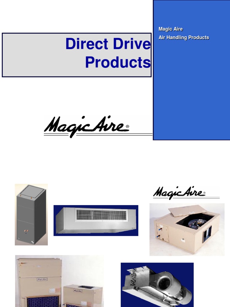 Direct Drive Products 11-1-2011 | PDF | Electric Heating | Hvac