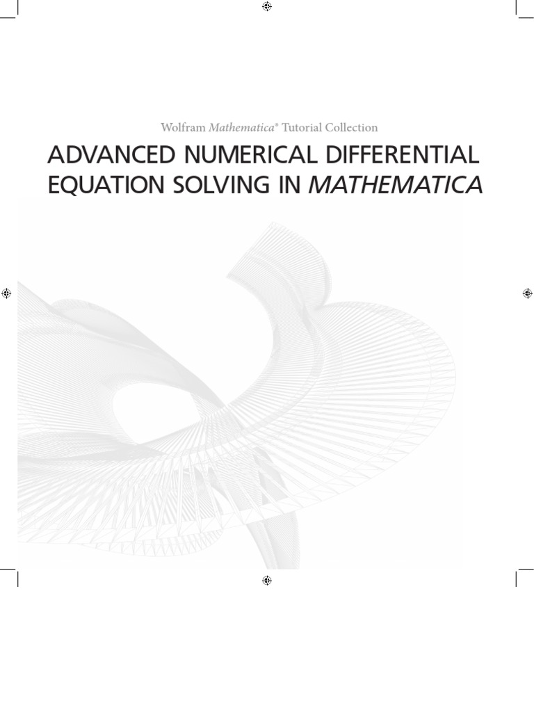 Advanced Numerical Differential Equation Solving in Mathematica | PDF