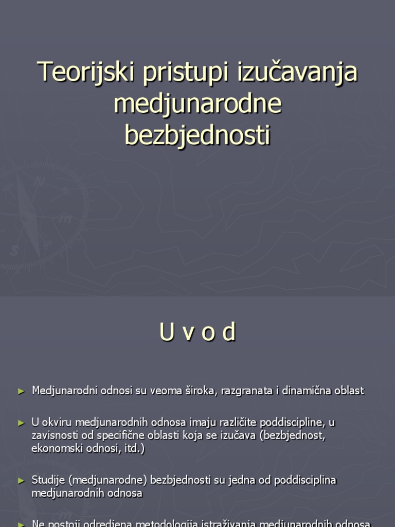 Medjunarodna Bezbjednost | PDF