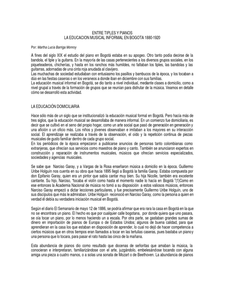 Barriga Monroy Martha Lucía | PDF | Bogotá | Colombia