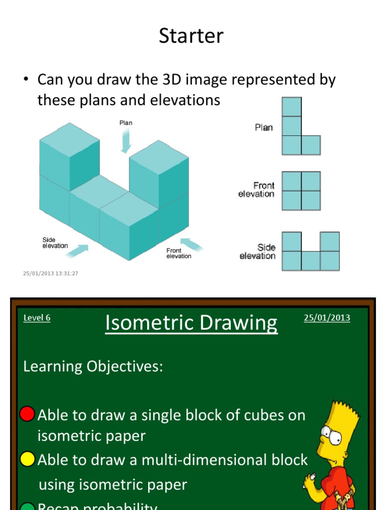Isometric Drawing Exercises and Tasks | PDF