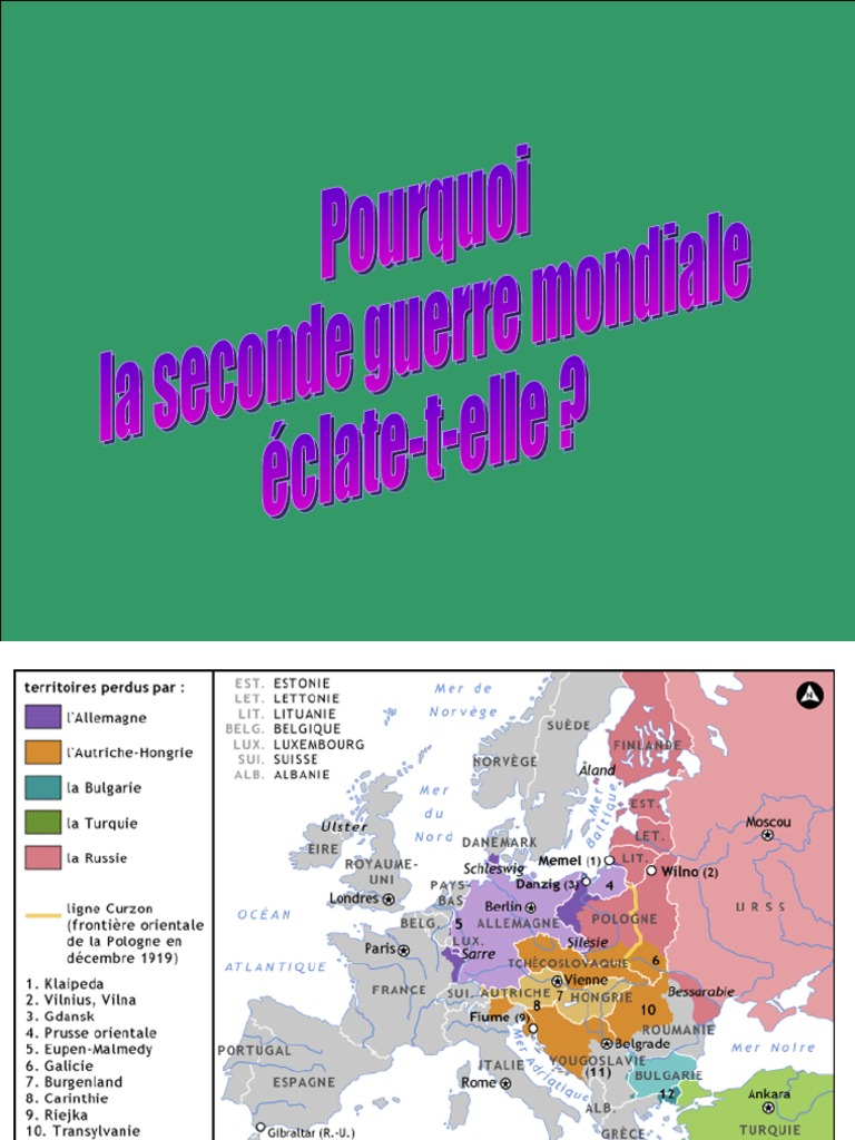 Causes de La Seconde Guerre Mondiale | PDF | Allemagne nazie | Axe Rome ...