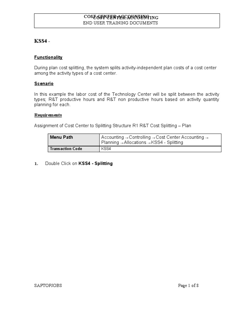 Execute Plan Cost Splitting. | PDF | Cost | Software Engineering