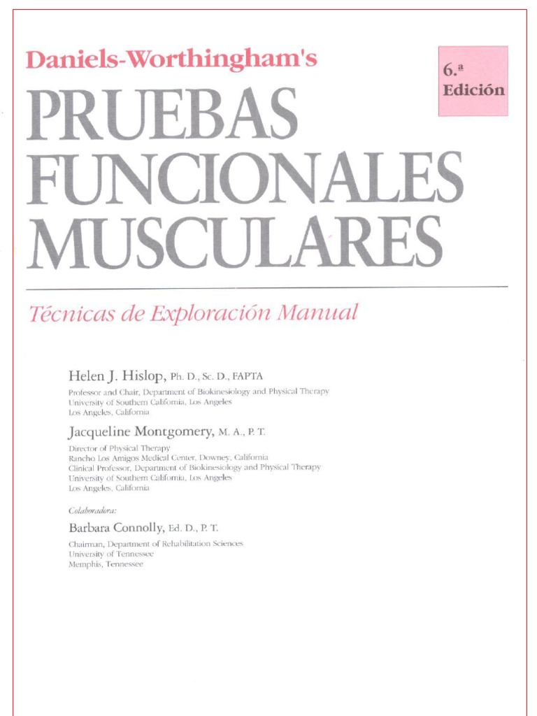 Pruebas Funcionales Musculares | PDF