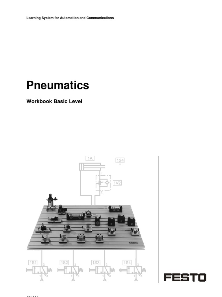 Pneumatic Workbook Basic Level | PDF | Valve | Switch